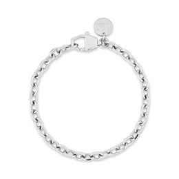 Copenhagen Studios Damen Edelstahlarmband &raquo;Schmuck Geschenk Edelstahl Armkette Basic Chunky&laquo; 21cm, Edelstahl