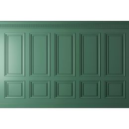 Livingwalls living walls Fototapete &raquo;Walls by Patel Kensington&laquo; glatt Vlies, Wand gr&uuml;n Vlies B/L: 4m x 2,7m
