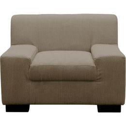 OTTO home Sessel &raquo;Faxe 101 x 85 cm, stabile Konstruktion&laquo; aus haustierfreundlichem Pet Friendly Cord beige 90% Polyester, 10% Nylon Cord, B/H/T: 101cm