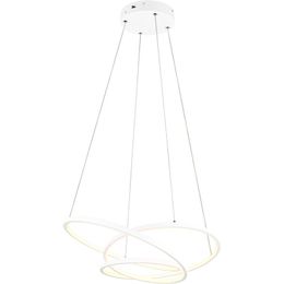 Trio Leuchten LED Pendelleuchte &raquo;DARVIN, LED H&auml;ngelampe 34W 4500 Lumen, dimmbar, Lichtfarbe einstellbar&laquo; LED-Board 1 Stk. warmwei&szlig; - kaltwei&szlig; CCT 2300