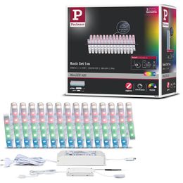Paulmann LED-Streifen &raquo;MaxLED 500 RGBW Smart Home Zigbee 5m IP44 33W 2000lm beschichtet&laquo; 1 Stk.-flammig silber Dioden 300 Stk. Flammen 1 Stk., Gesamtl&auml;nge 