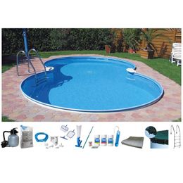 my POOL BWT Achtformpool &raquo;BRISBANE 3&laquo; in verschiedenen Gr&ouml;&szlig;en erh&auml;ltlich wei&szlig; &Oslash;/B/H/L: Breite 320cm x H&ouml;he 150cm x L&auml;nge 525cm, 16.000 l