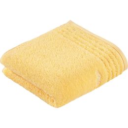 Vossen Handtuch &raquo;Vienna Style Supersoft&laquo; Supersoft Baumwolle gelb Webfrottier, Baumwolle B/L: 50cmx100cm, 2 Stk., Webfrottier