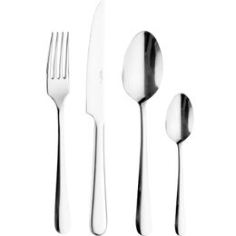 Pinti Inox PINTINOX Besteck-Set &raquo;EAT&laquo; in moderner und zeitloser Formgebung silber Edelstahl 18/10 24 Stk.