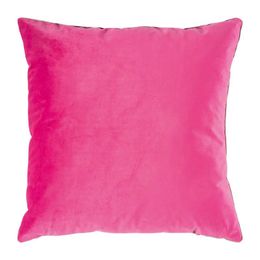 Pad Dekokissen &raquo;Elegance&laquo; Design als Basic, aus Samt, elegante Optik pink Polyester B/L: 40cm x 40cm, 1 Stk.