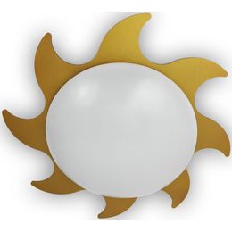 Niermann Deckenleuchte &raquo;Sonne, gold, Kinderlampe, Kinderzimmer&laquo; E27 1 Stk. E27 Fassung f&uuml;r einfachen Leuchtmittelwechsel gold 1, &Oslash; 53cm H: 10cm, 1 Stk