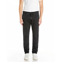 Replay Herren Slim-fit-Jeans &raquo;Anbass&laquo; schwarz 34, L&auml;nge 34