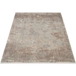 WK Wohnen Teppich &raquo;GLAMOUR&laquo; rechteckig 8 mm H&ouml;he hochwertiger Viskoseanteil, samtweiche Oberfl&auml;che mit 3 D Effekt braun Polyacryl, Viskose B : 240cm 1