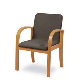 Home Affaire Esszimmersessel &raquo;LINA707&laquo; 1 Stk. tlg. Extra-confort, Fleckenabweisendes Gewebe, Massivholz beige 100% Polyester Polyester, B/H/T: 60cm x 
