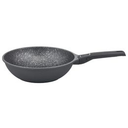 GSW Wok &raquo;Easy Click&laquo; Aluminiumguss 1 Stk. tlg. abnehmbarer Griff, &Oslash; 28 cm, Induktion schwarz &Oslash; 28cm