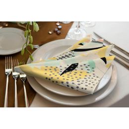 Adam Stoffserviette &raquo;Jungle&laquo; GOTS organic,zertifiziert durch CERES 0242Made in Germany bunt Obermaterial: 100% Baumwolle Bio-Baumwolle