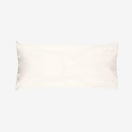 Kissenbezug &raquo;Mako-Satin Baumwolle Kopfkissenbezug - Premium Kissenbezug&laquo; Gr&ouml;&szlig;e 80x80 und 40x80 cm; versteckter Rei&szlig;verschluss wei&szlig; Mako-Satin, 