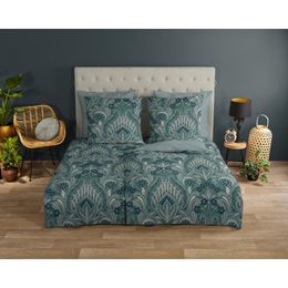 Good Morning Wendebettw&auml;sche &raquo;Nolamu&laquo; 2 Stk. 100% Baumwolle, Renforc&eacute;, Rei&szlig;verschluss, Wendeoptik, Paisley Renforc&eacute;, Obermaterial: 100% Baumwolle B/L: