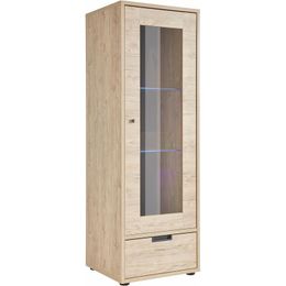 Home Affaire Vitrine &raquo;Palma&laquo; H&ouml;he 176 cm braun Einheitsgr&ouml;&szlig;e