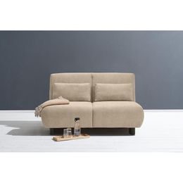 ell+ell ell + ell Schlafsofa &raquo;Minou&laquo; beige B/H/T: 145cm, Mit Relaxfunktion,PUR-Schaumstoff