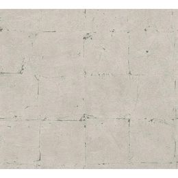 Daniel Hechter Vliestapete &raquo;Unitapete&laquo; einfarbig uni unifarben leicht strukturiert Grafik Tapete Tapeten Wohnzimmer Schlafzimmer K&uuml;che modern Design B&uuml;ro grau Vinyl,