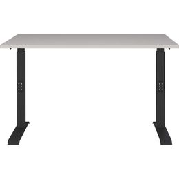 Germania Schreibtisch &raquo;Lemont&laquo; Mechanisch h&ouml;henverstellbarer Schreibtisch braun B/H/T: 120cm x 68cm x 80cm