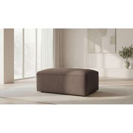 OTTO home Polsterhocker &raquo;Mittell, Chenille&laquo; 102x61 cm, bodentief braun 100% PES B/H/T: 102cm x 43cm x 61cm, Chenille