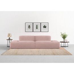 Trendmanufaktur Big-Sofa &raquo;Braga, toller Sitzkomfort, Designsofa&laquo; in moderner Optik, mit hochwertigem Kaltschaum lila 92% Polyester, 8% Nylon B/H/T: 