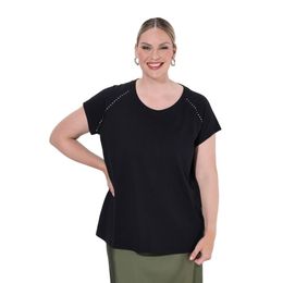 MIAMODA Shirt in schwarz | Gr.: 50
