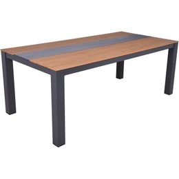 Garden Pleasure Gartentisch &raquo;SILEA&laquo; Outdoor und Indoor geeignet braun B/H/T: 100cm x 75cm x 200cm