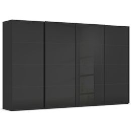 Rauch Schwebet&uuml;renschrank &raquo;Kleiderschrank Schrank Garderobe Schlafzimmerschrank SCALE-FYRA&laquo; edle viergeteilte T&uuml;ren mit Glas-Front viele Farben MADE 