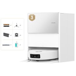 DREAME Saugroboter &raquo;mit Wischfunktion Aqua10 Ultra Roller Complete&laquo; Warmwasser-Wischsystem, Rollenmopp, &uuml;berwindet Hindernisse, 30.000 Pa 