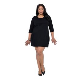 Ulla Popken Kleid in schwarz | Gr.: 50-52