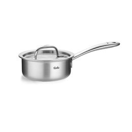 Fissler Kasserolle &raquo;M5 Pro-Ply Stielkasserolle mit Metalldeckel&laquo; 1 tlg. Edelstahl 18/10 1,3 l + &Oslash; 16cm + H&ouml;he 9cm