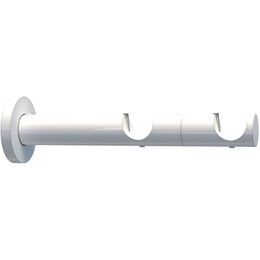 Indeko Kombitr&auml;ger &Oslash; 20 mm f&uuml;r Vorhangstangen und Innenlaufsysteme wei&szlig; &Oslash; 2cm, 2 l&auml;ufig