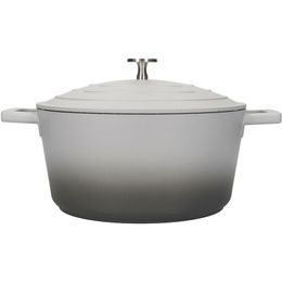 Kasserolle &raquo;MasterClass&laquo; Aluminiumguss grau 4 l + H&ouml;he 13cm