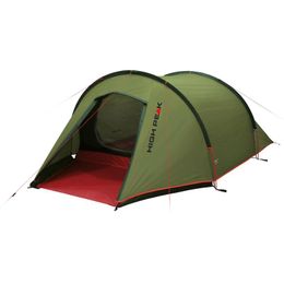 High Peak Tunnelzelt &raquo;Kite 2&laquo; 2 Personen mit Transporttasche rot B/H/L: 140cm x 95cm x 330cm Tunnelzelt