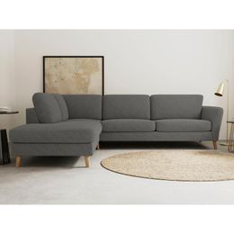 OTTO home Ecksofa &raquo;MARSEILLE 278/202 cm, L-Form, Ottom. rechts/links, verschiedene Bez&uuml;ge&laquo; Massivholzbeine Eiche, Landhausstil, Wellenunterfederung 