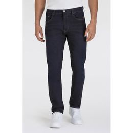 G-Star Raw G-Star Herren G-STAR Straight-Jeans &raquo;Mosa Straight&laquo; mit hellen N&auml;hten blau 30, L&auml;nge 32