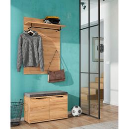 Germania Garderoben-Set &raquo;GW-Fremont&laquo; Set, 3 Stk. tlg. braun Einheitsgr&ouml;&szlig;e