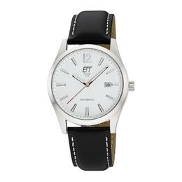 ETT Herren ETT Automatikuhr &raquo;Motion Drive&laquo; Armbanduhr, Herrenuhr, Mechanische Uhr, Lederarmband, analog, Tag Einheitsgr&ouml;&szlig;e