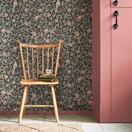 WILLIAM MORRIS AT HOME Vliestapete &raquo;Bird & Pomegranate&laquo; Retro texturiert Design Tapeten grau Vlies B/L: 0,52m x 10m, Rollen: 1