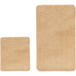 Kleine Wolke Badematte &raquo;RELAX, Badvorleger, Badezimmer Teppich&laquo; H&ouml;he 30 mm rutschhemmend beschichtet fu&szlig;bodenheizungsgeeignet Badteppich, meliert, rechteckig, rund