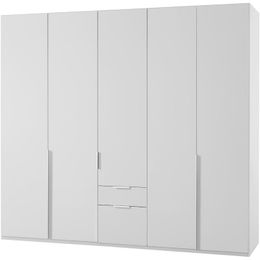 wimex Kleiderschrank &raquo;New York&laquo; wahlweise 208 oder 236cm hoch wei&szlig; B/H/T: 225cm x 208cm x 58cm, Schubladen: 2 Stk. T&uuml;ren: 5 Stk.