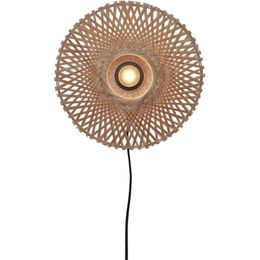 GOOD&MOJO Wandleuchte &raquo;KALIMANTAN&laquo; E27 1 Stk. beige 1, &Oslash; 30cm, 1 Stk.