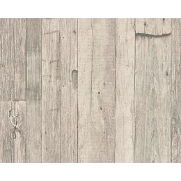 Livingwalls living walls Vliestapete &raquo;Best of Wood`n Stone 2nd Edition&laquo; Holz gestreift realistisch leicht strukturiert Tapete Holzoptik matt leicht strukturiert 