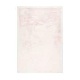 Kayoom Hochflor-Teppich &raquo;Boundless 225&laquo; rechteckig 40 mm H&ouml;he Hochflor, Modernes Muster, Fu&szlig;bodenheizungsgeeignet, Wohnzimmer wei&szlig; Polyester B : 80cm 1 Stk.,