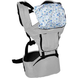 BABYGO Babytrage &raquo;Wombat&laquo; bis 9 kg grau Einheitsgr&ouml;&szlig;e Babytrage