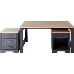 Innostyle Schreibtisch &raquo;Jasmin&laquo; 1 Stk. tlg. grau B/H/T: 160cm x 76cm x 80cm