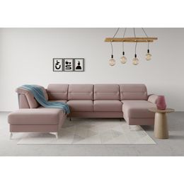 Sit & More sit&more Wohnlandschaft &raquo;Sinatra U-Form&laquo; optional mit Kopfteilverstellung und Armteilfunktion etc. lila 90% Polyester, 10% Polyamid B/H/T: 326cm x 