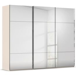 Rauch Schwebet&uuml;renschrank &raquo;Kleiderschrank Schrank Garderobe Schlafzimmerschrank SCALE-TRIO&laquo; edle dreigeteilte Front mit 2 Zierleisten Spiegelfront 