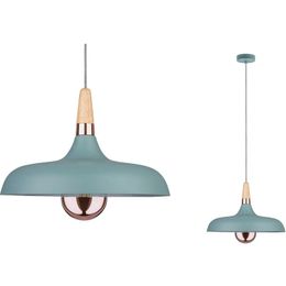 Paulmann Pendelleuchte &raquo;Juna&laquo; E27 1 Stk. E27, dimmbar gr&uuml;n 1, &Oslash; 34,2cm H: 110cm, 1 Stk.