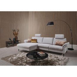 Home Affaire Ecksofa &raquo;Sarsina: mit Tonnentaschen-Federkern, perfekt zum Entspannen L-Form&laquo; inklusive 1 motorischen Relaxfunktion mit Herz-Waage-