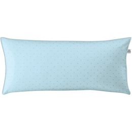 Irisette Kissenbezug &raquo;Varia 8730&laquo; in feinem Punktedesign blau Mako-Satin, Obermaterial: 100% Baumwolle B/L: 80cm x 40cm, 1 Stk., Mako-Satin