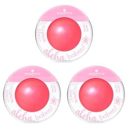Essence Damen Rouge &raquo;aloha, babes! liquid blush&laquo; Fl&uuml;ssig, mit metallischem Goldschimmer, variable Deckkraft, vegan. pink 34,5 g
